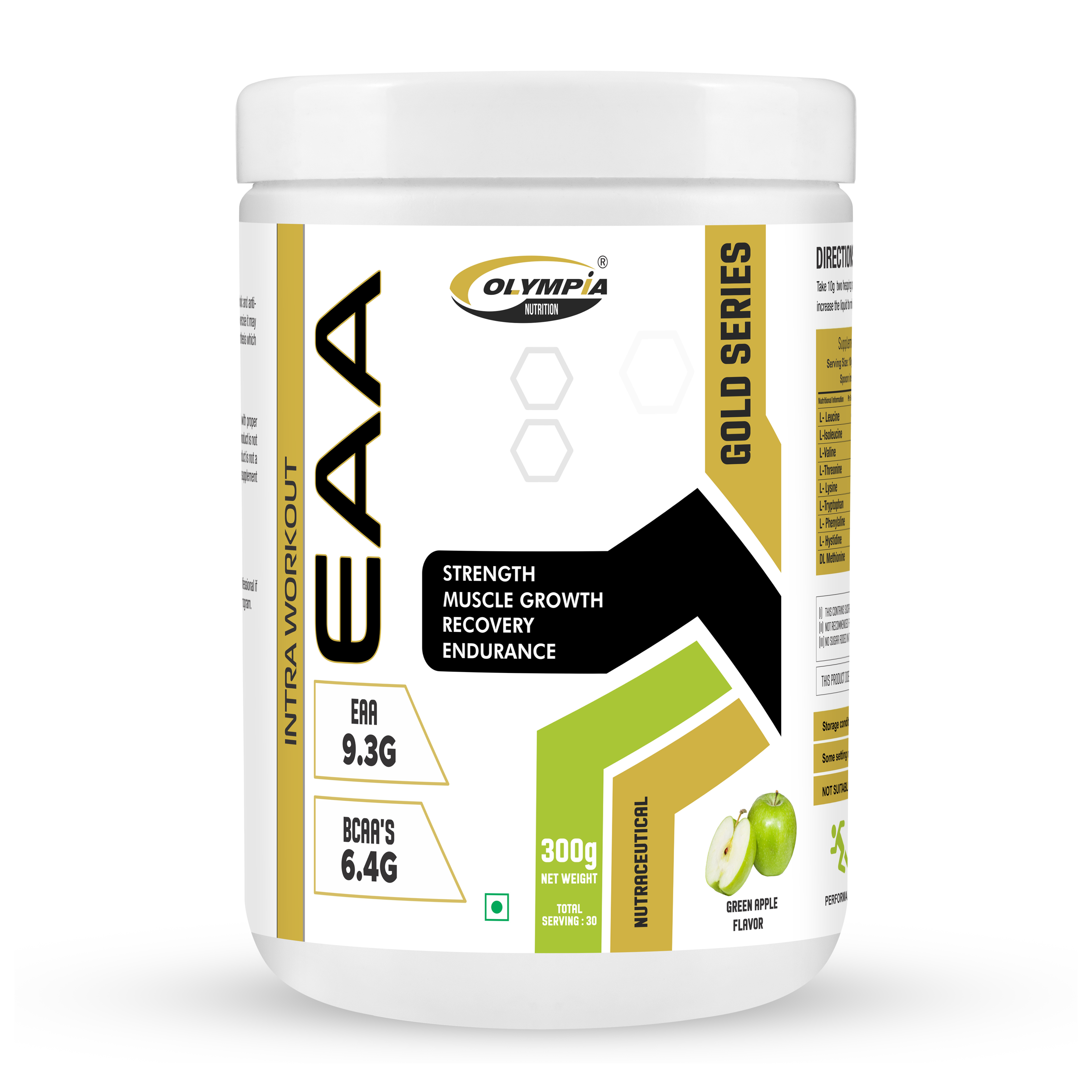 Green Apple EAA Powder 300g | Amino Support for Training – Olympia ...